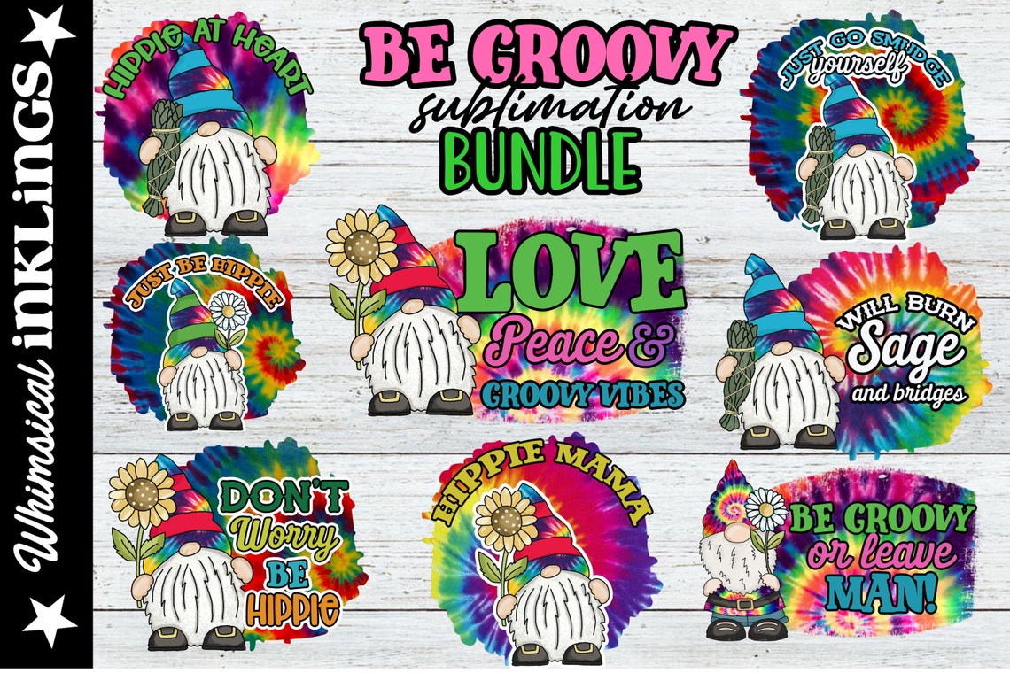Be Groovy Bundle Digital Clip Art | Etsy