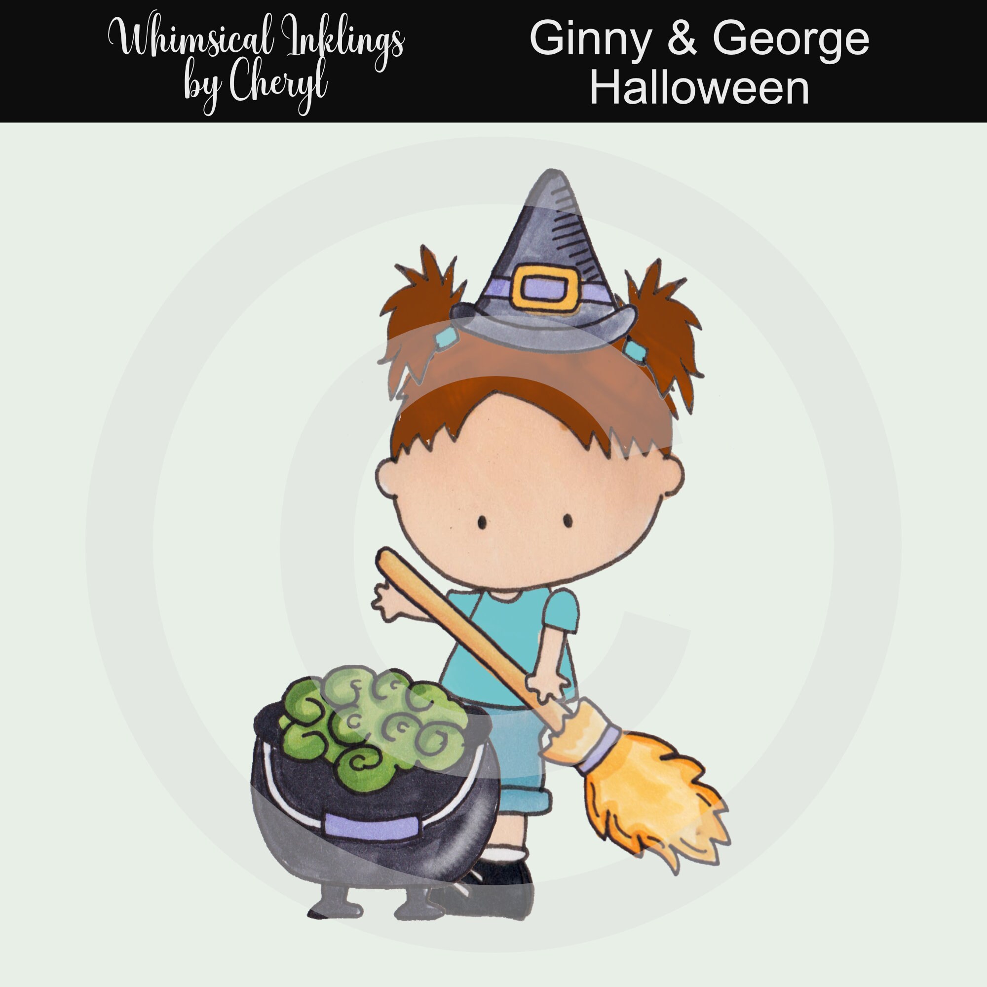 Ginny and George Halloween PNG Clip Art - Etsy UK