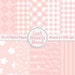 GEO10 Pink Digital Paper, Geometric Patterns for Scrapbooking, Digital ...