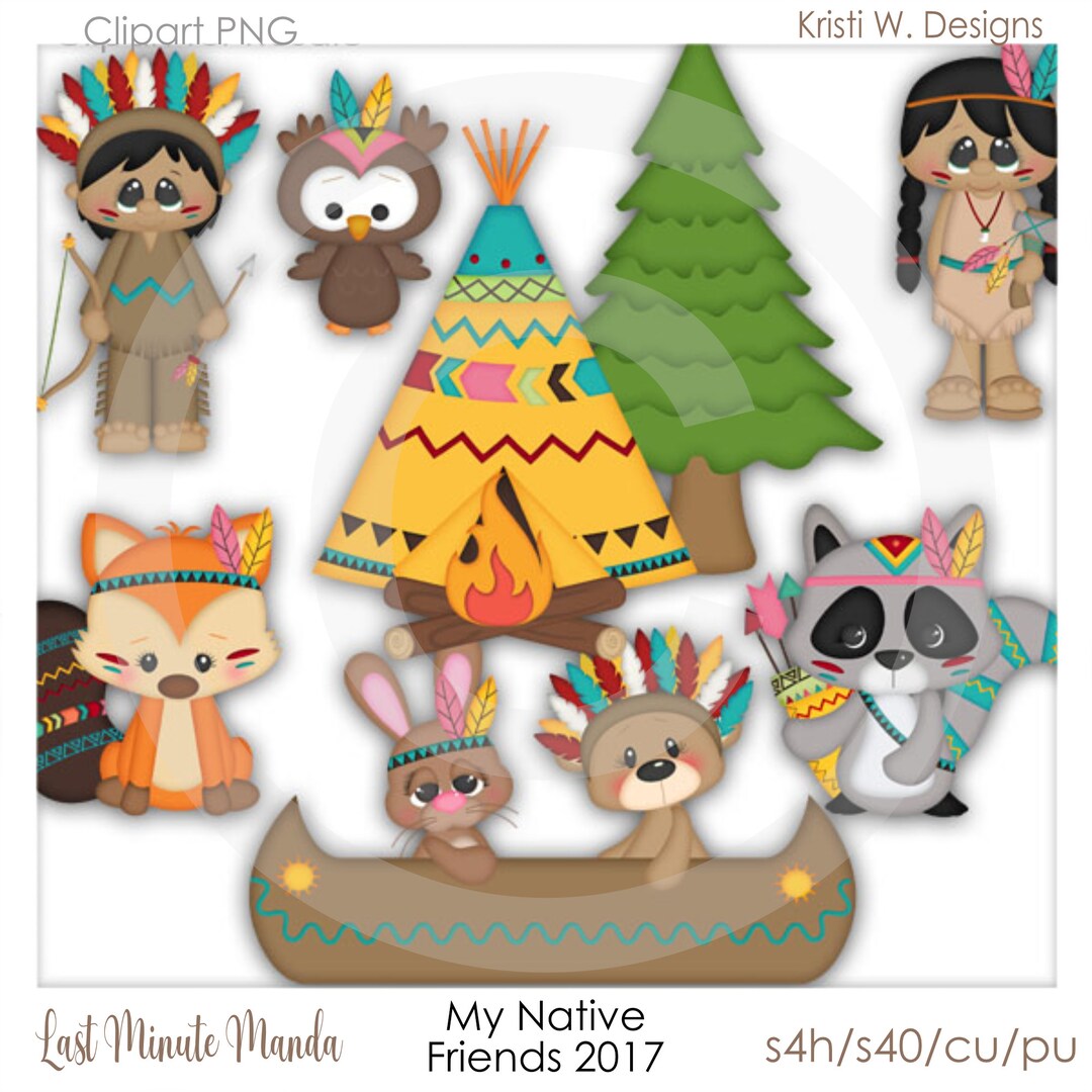 My Native Friends 2017 Transparent PNG Clipart - Etsy