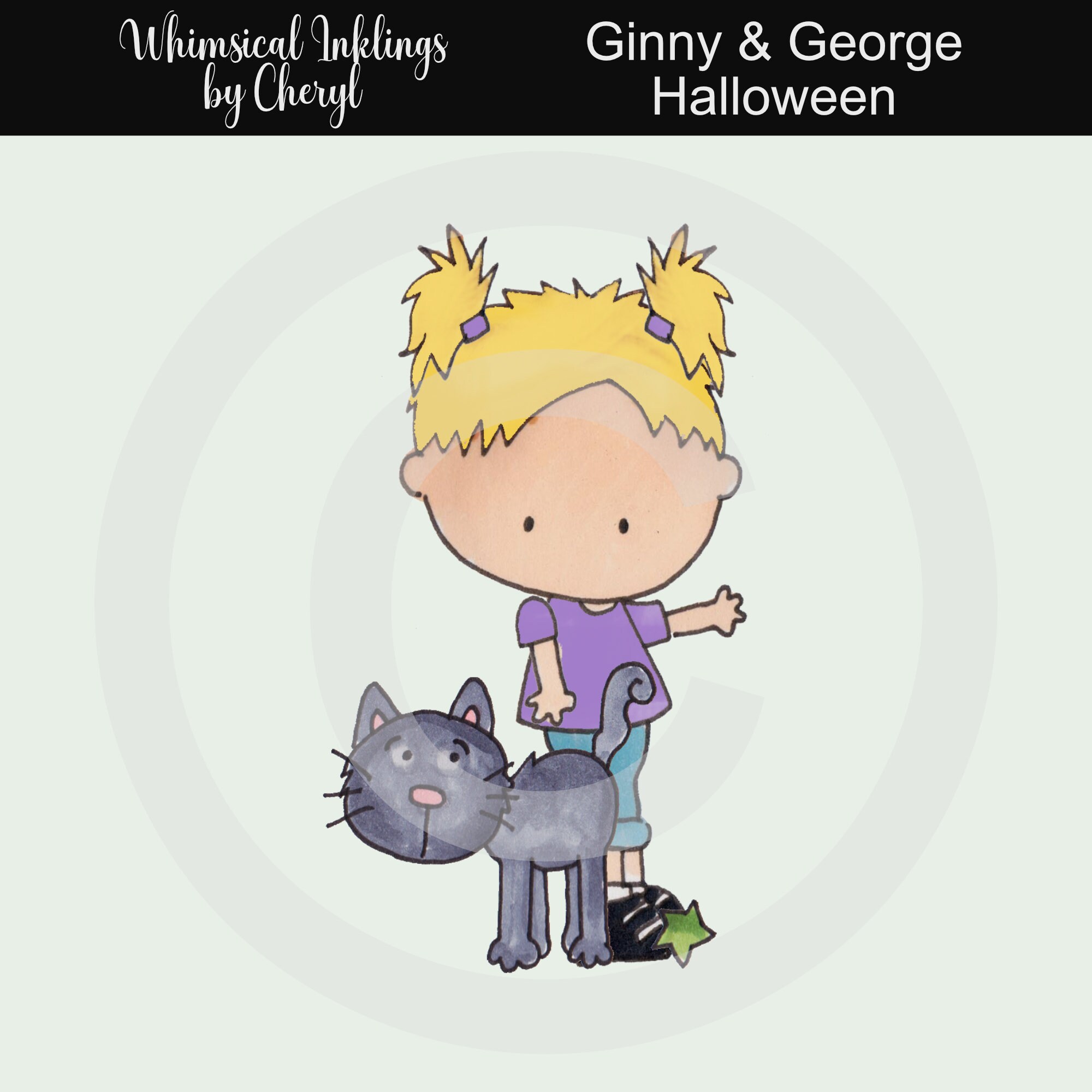 Ginny and George Halloween PNG Clip Art - Etsy UK