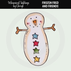 Frozen Fred and Friends PNG Clip Art - Etsy