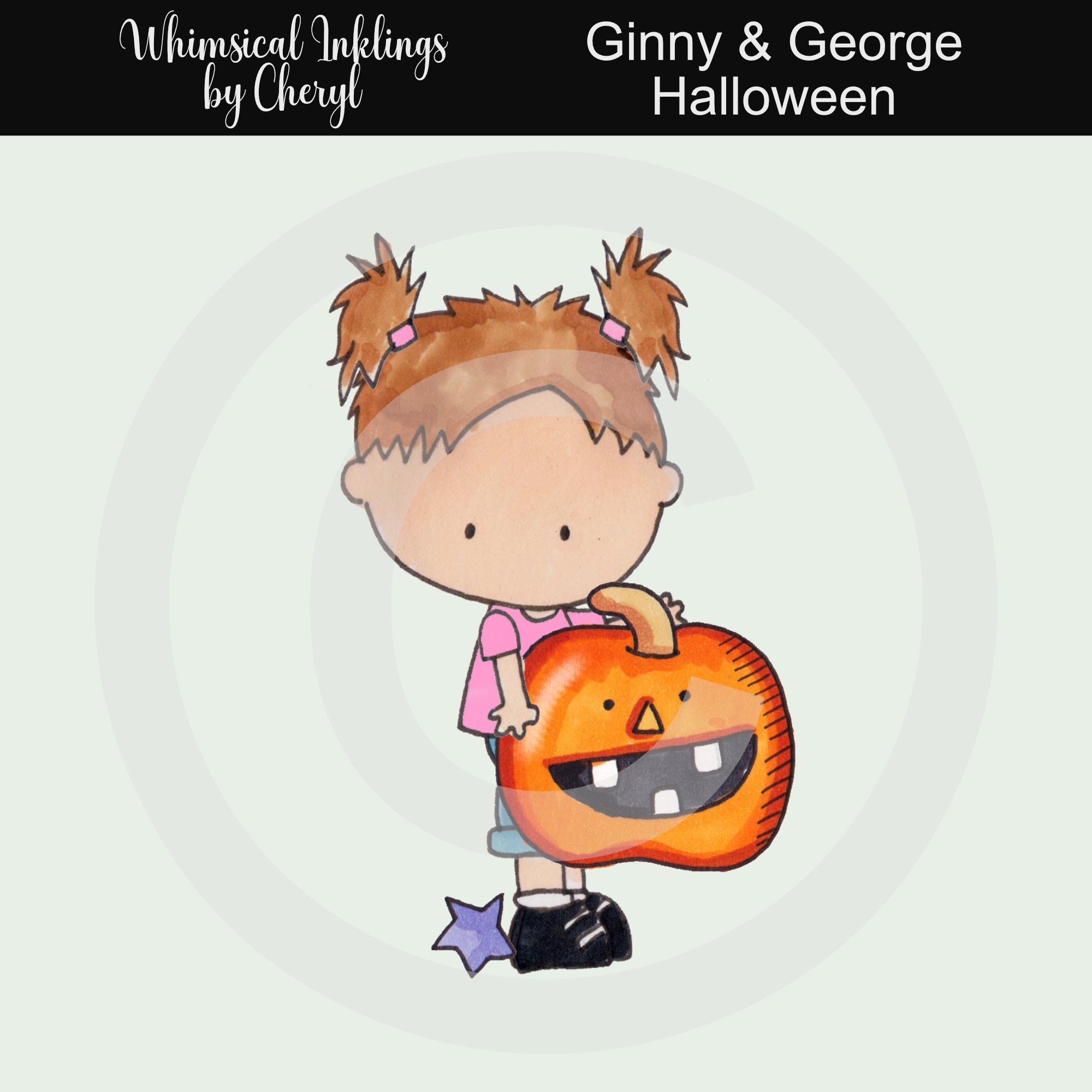 Ginny and George Halloween PNG Clip Art - Etsy UK