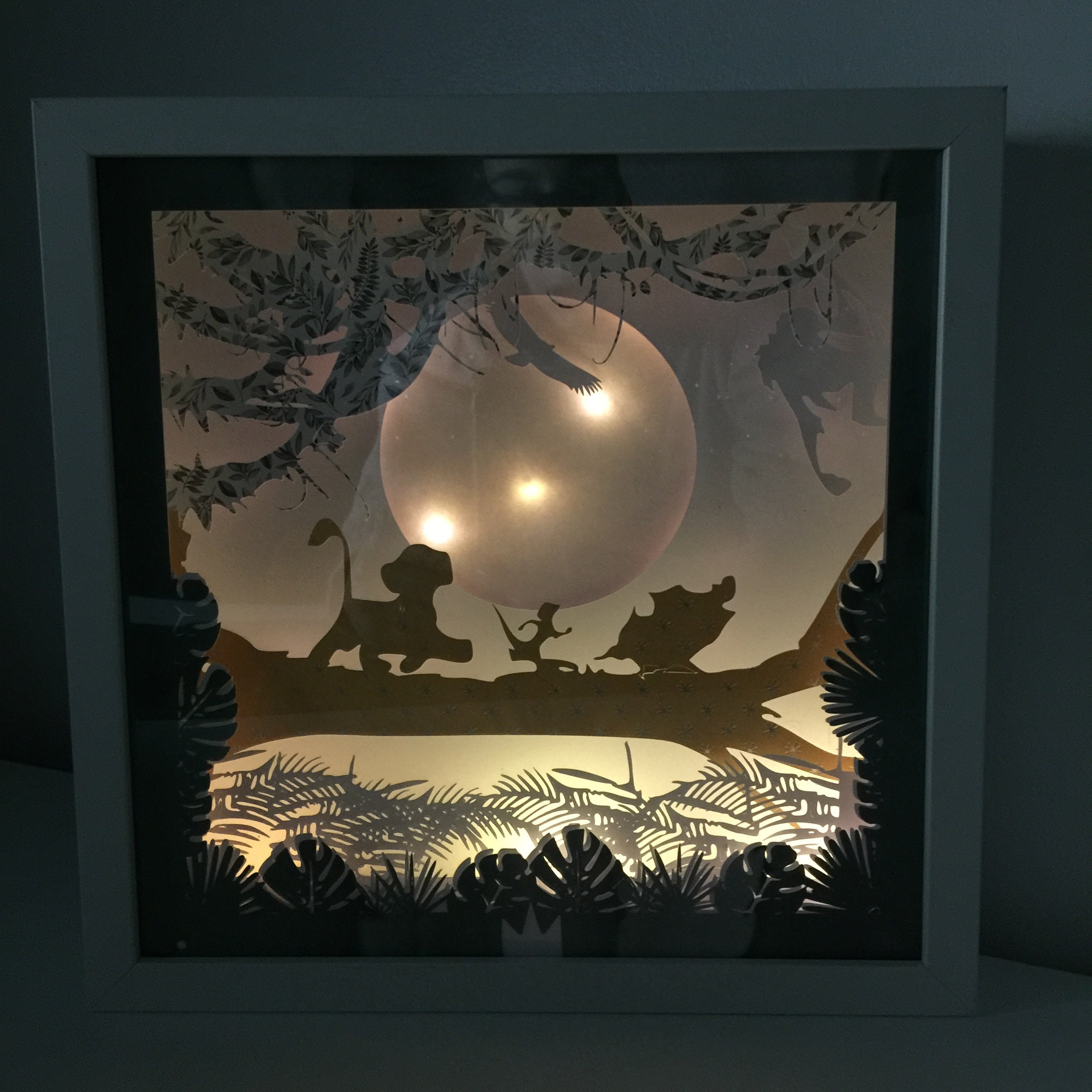 Lightbox Le Roi Lion - Etsy France