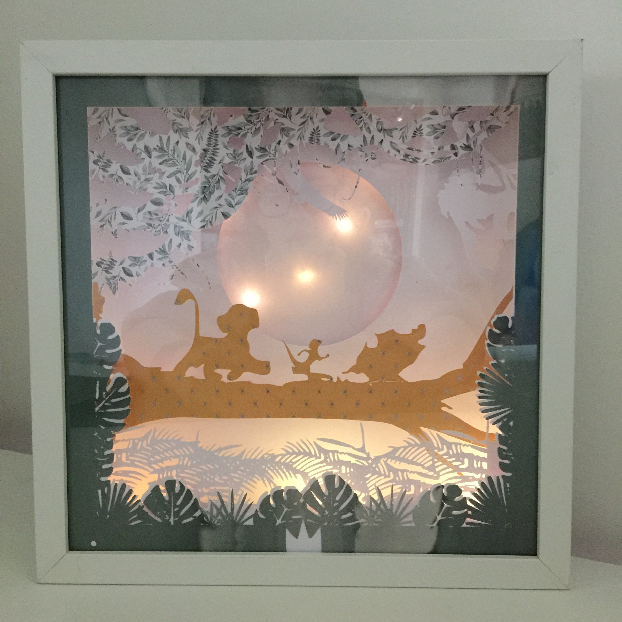 Lightbox Le Roi Lion - Etsy France