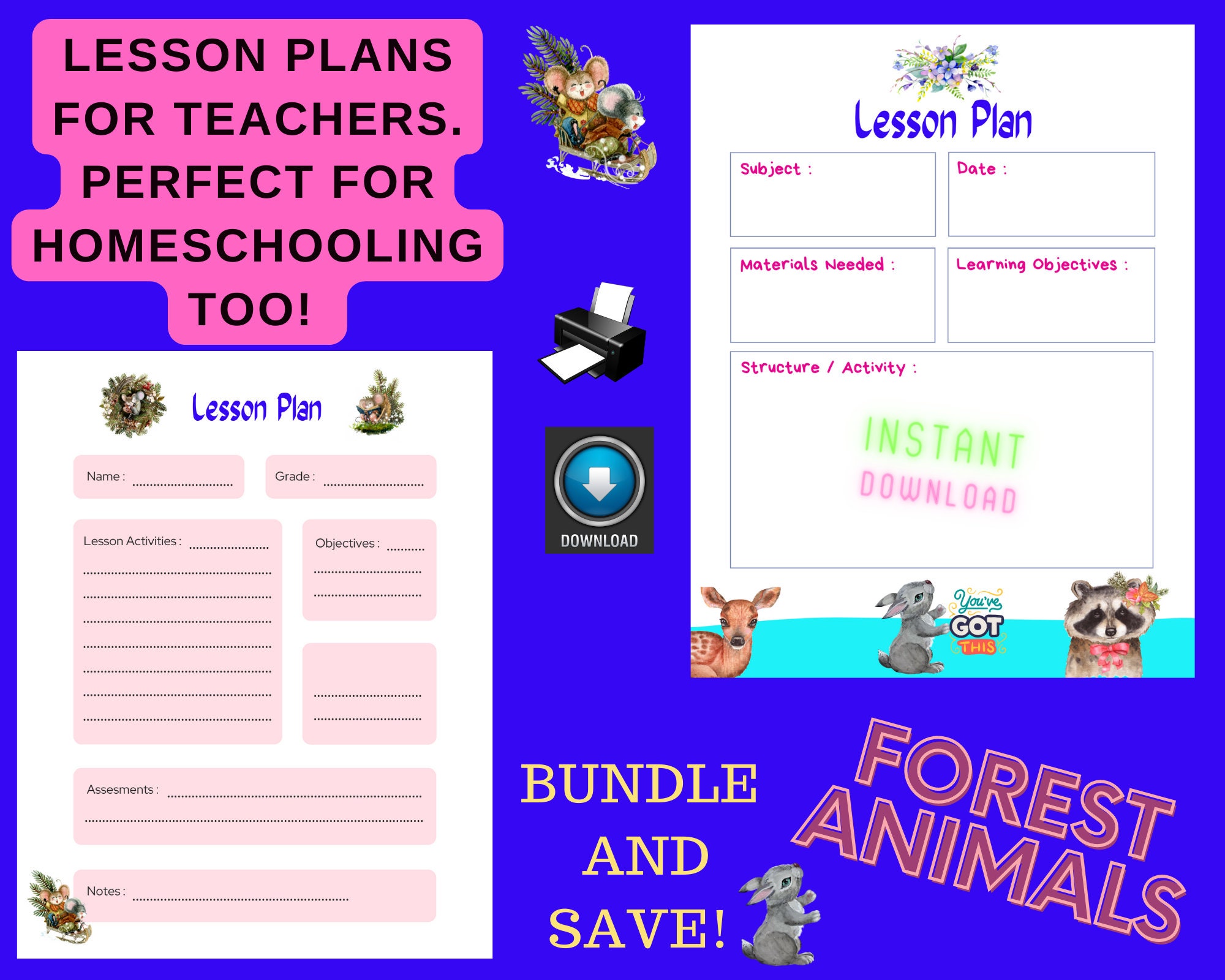 Digital Download, Lesson Plans for Teachers, Lesson Planning for ...