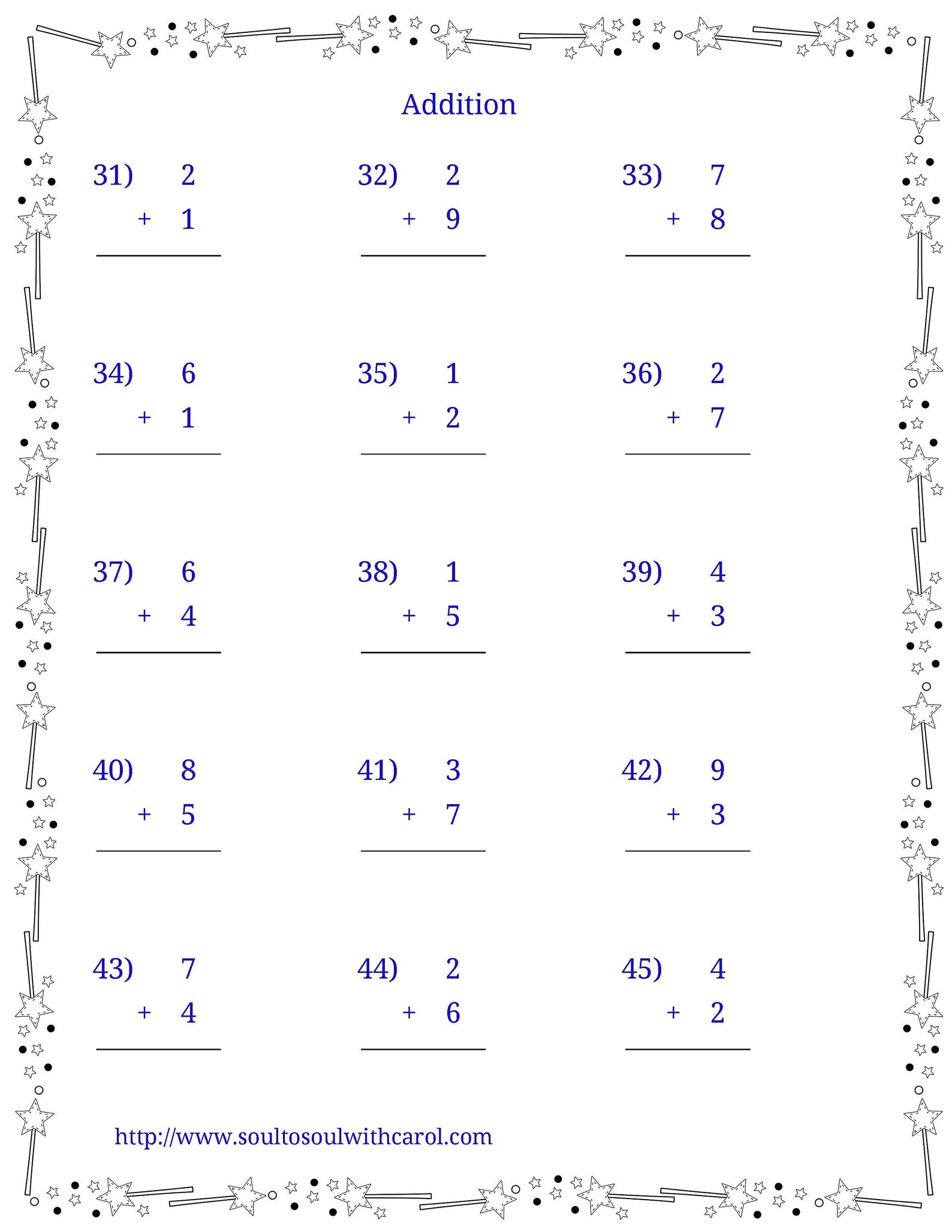 75 Addition Math Problems, Homeschooling Math Worksheets, Teacher ...