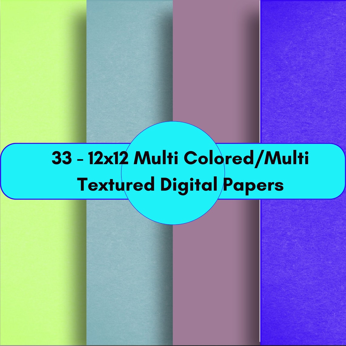 33 Multi Colored/multi Textured Digital Papers - Etsy