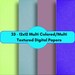 33 Multi Colored/multi Textured Digital Papers - Etsy