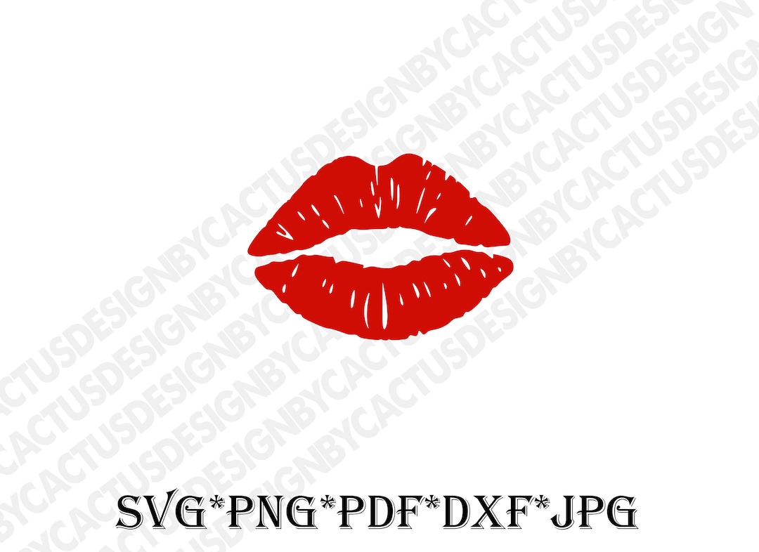 Lips Kiss Svg, Kiss Svg, Lips Svg, Valentines Day Svg, Love Svg ...