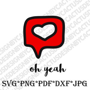 Oh Yeah Svg, Valentine Svg, Quote Svg, Funny Svg, Collage Svg, Svg, Dxf ...