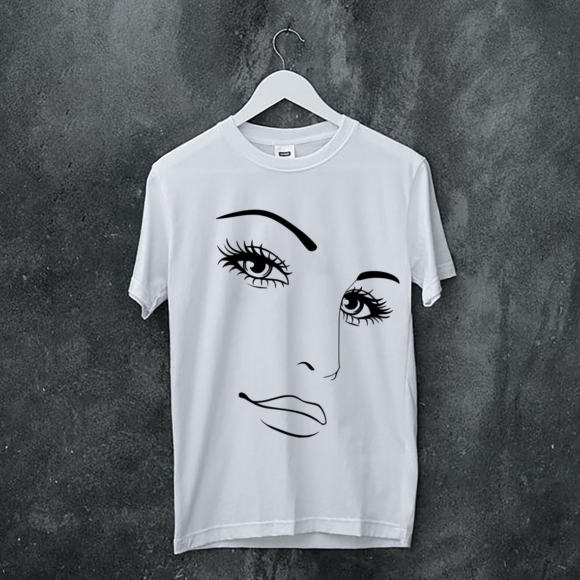 Women Face Svg Women Head Svg Line Art Svg Beauty Face Svg - Etsy