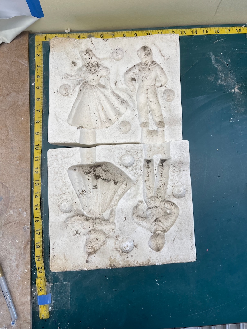 Vintage Square Dancers Slip Casting Mold - Etsy