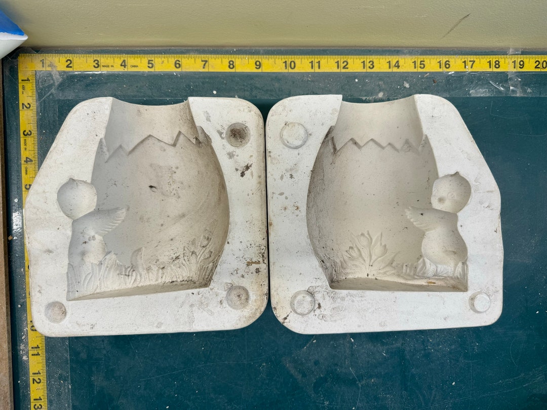 Vintage Chick and Egg Slip Casting Mold - Etsy