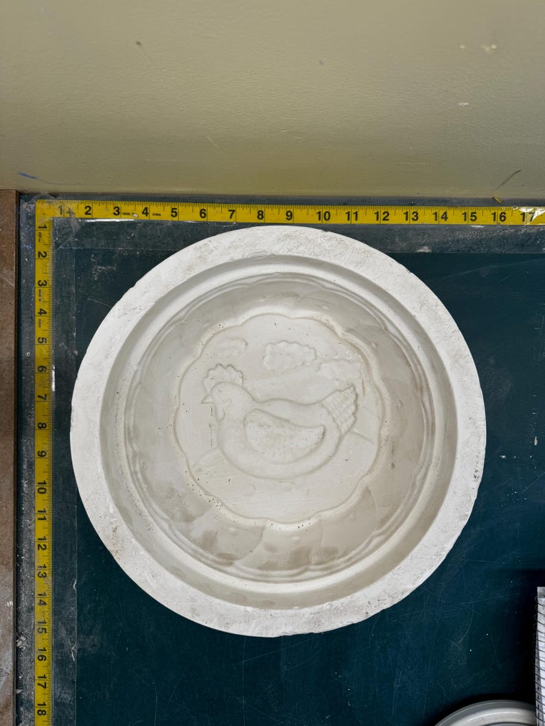 Vintage Chicken Jello Slip Casting Mold - Etsy