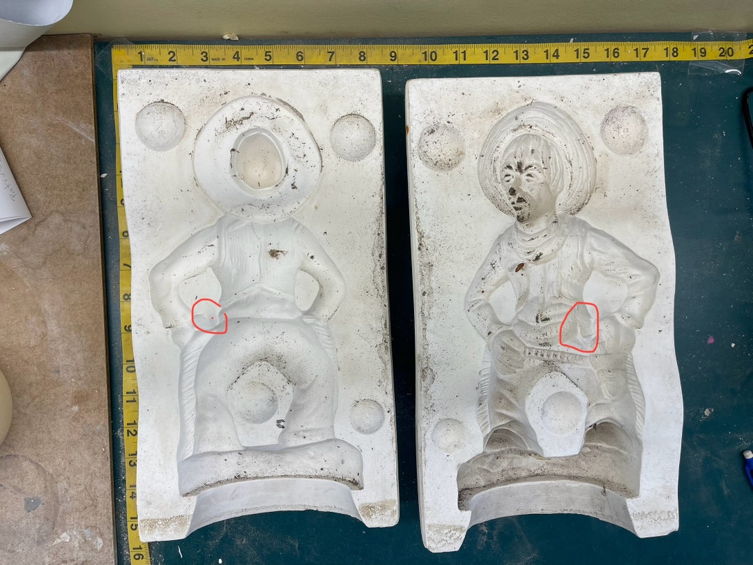 Vintage Cowboy Slip Casting Mold - Etsy