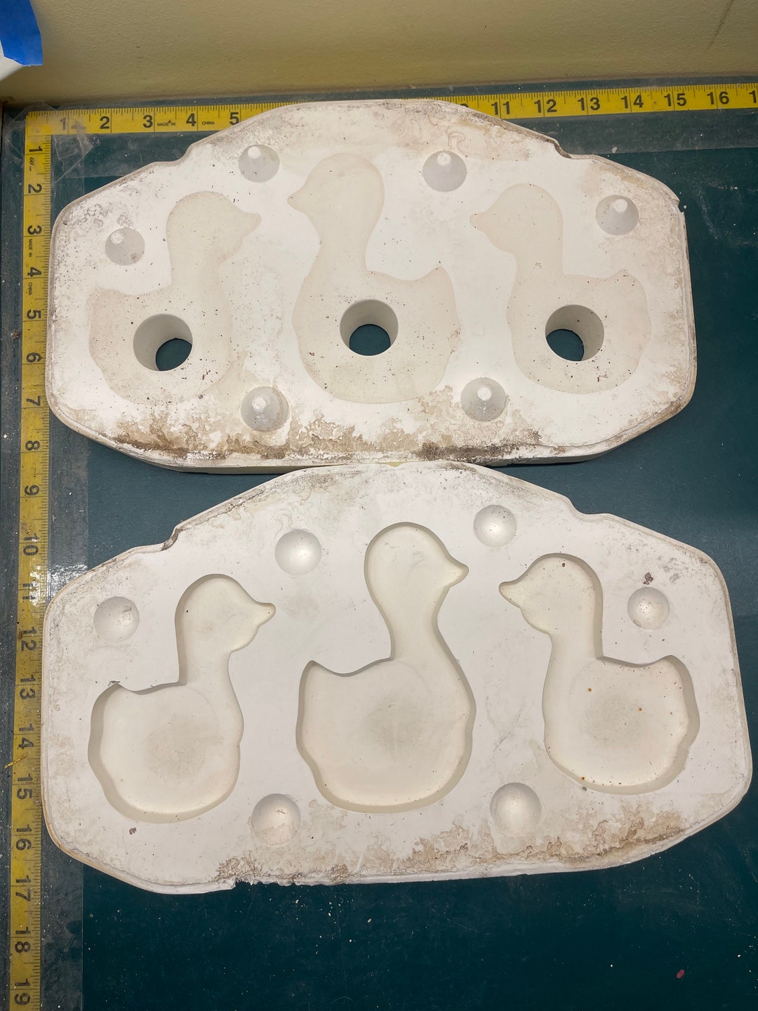 Vintage Flat Ducks Slip Casting Mold - Etsy