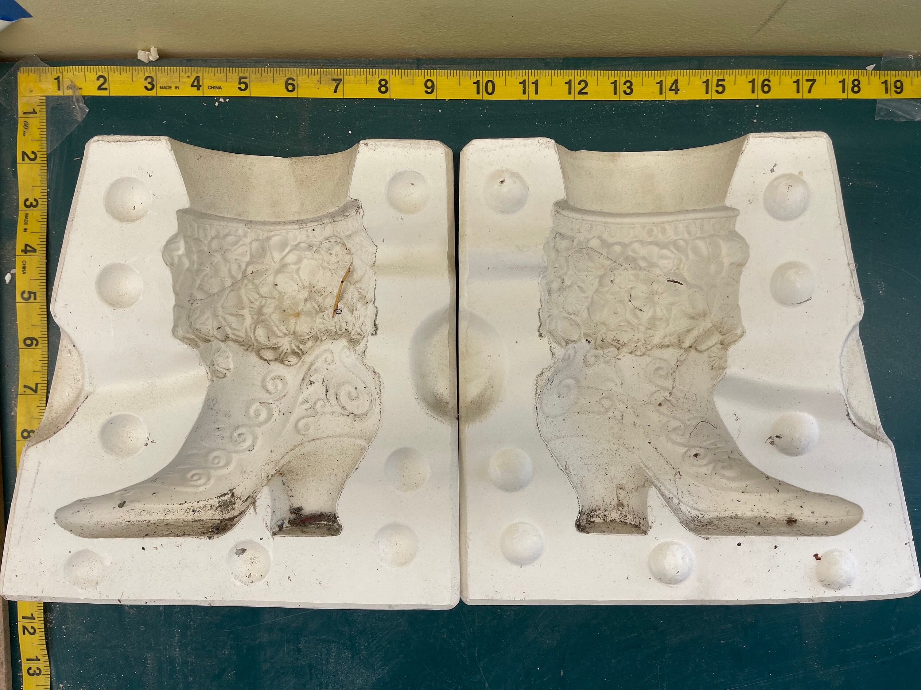 Vintage Fancy Boot Slip Casting Mold - Etsy