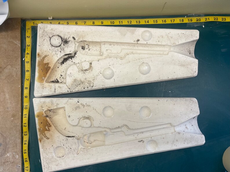 Vintage Large Gun Slip Casting Mold - Etsy