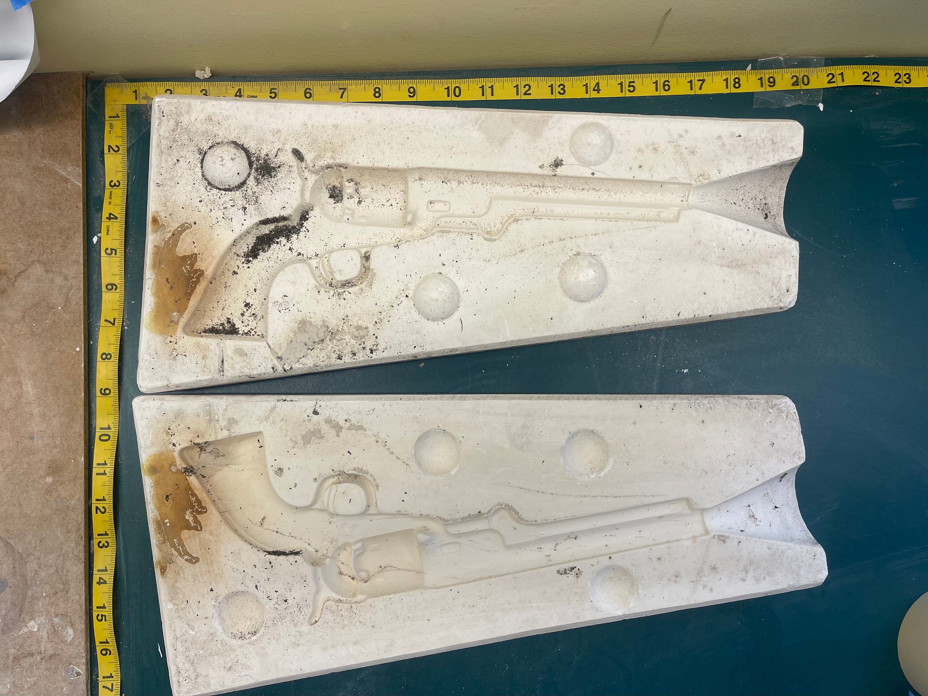 Vintage Large Gun Slip Casting Mold - Etsy