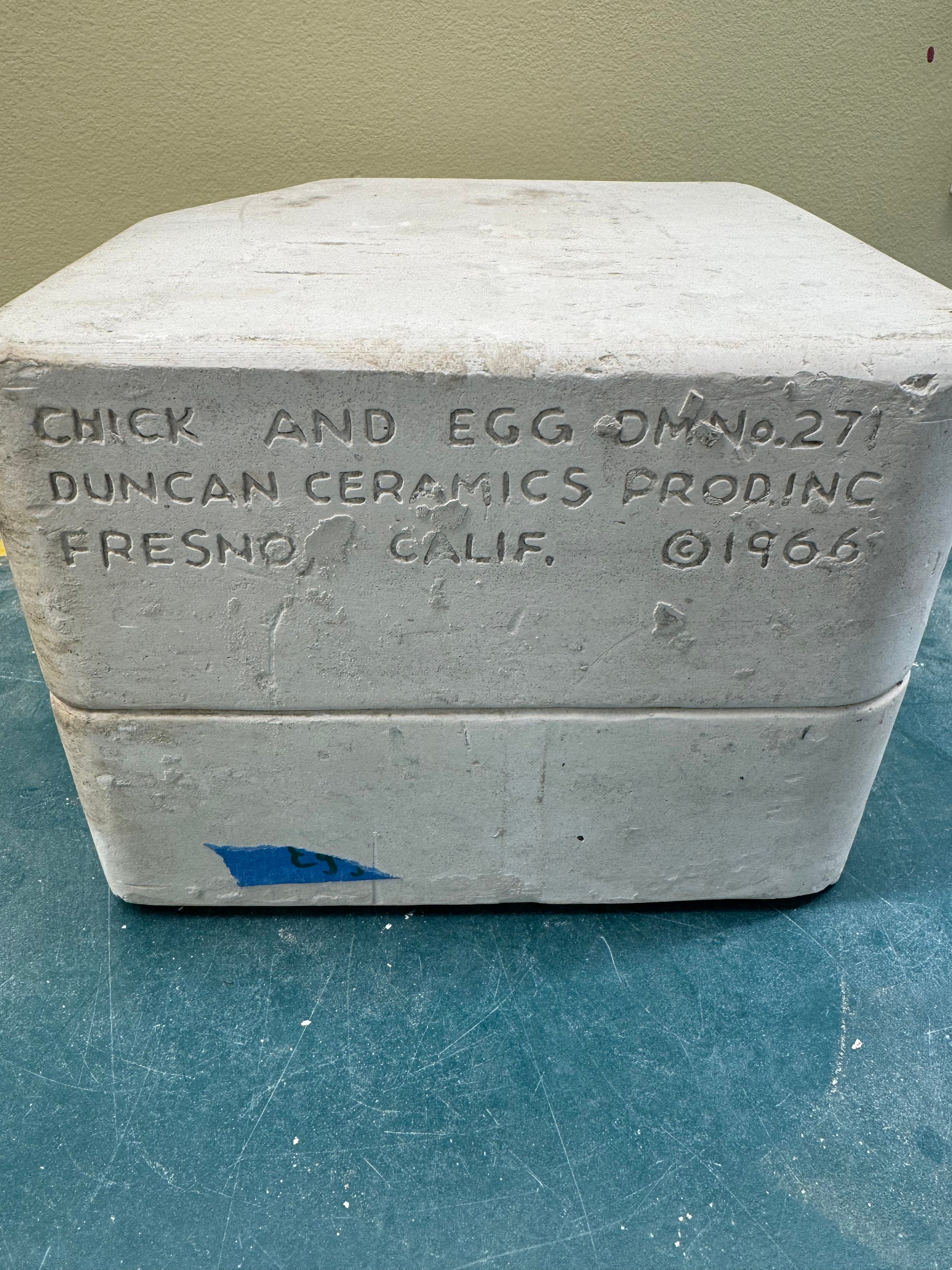 Vintage Chick and Egg Slip Casting Mold - Etsy