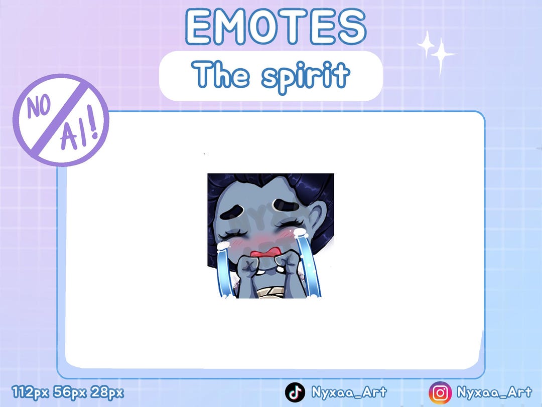 Spirit Crying Dead by Daylight Emotes Twitch & Discord - Etsy.de
