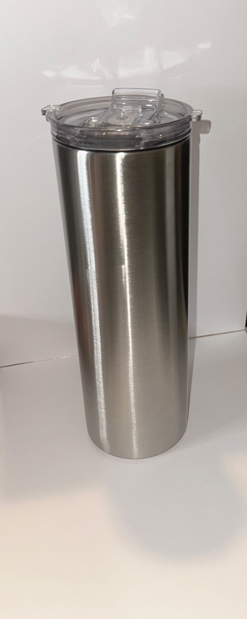 20oz Skinny Stainless Steel Tumblers With Lids and Straws / HOGG ...