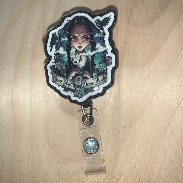 Wednesday Addams Badge - Etsy