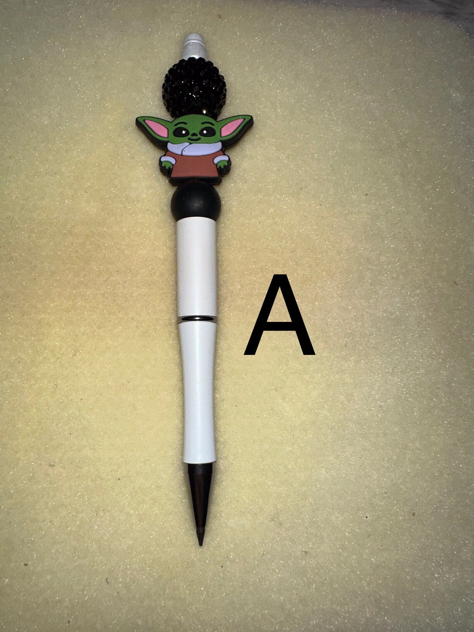 Baby Yoda Beaded Pen and Pencil Set / Baby Yoda Beaded Pen / - Etsy