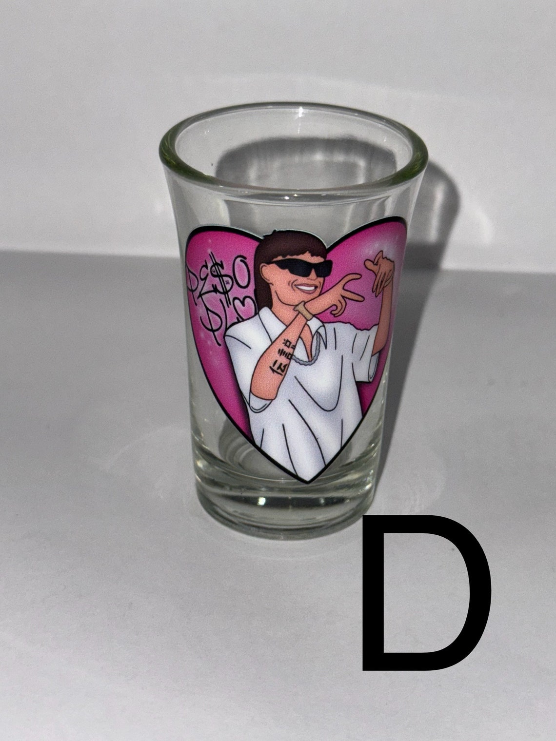 Shot Glass / Peso Pluma / Carin Leon / 1.5 Oz / Peso Pluma Fan / Carin ...