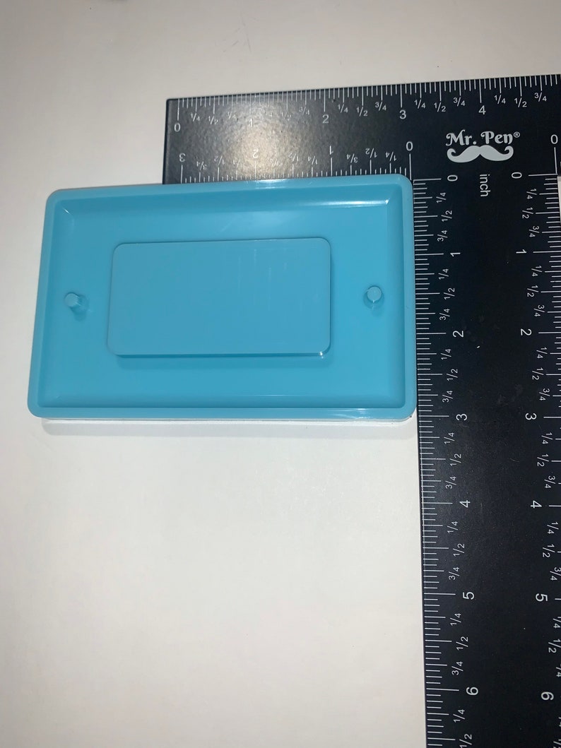Single Outlet Plate Silicone Mold / Rectangular Light Switch Cover ...