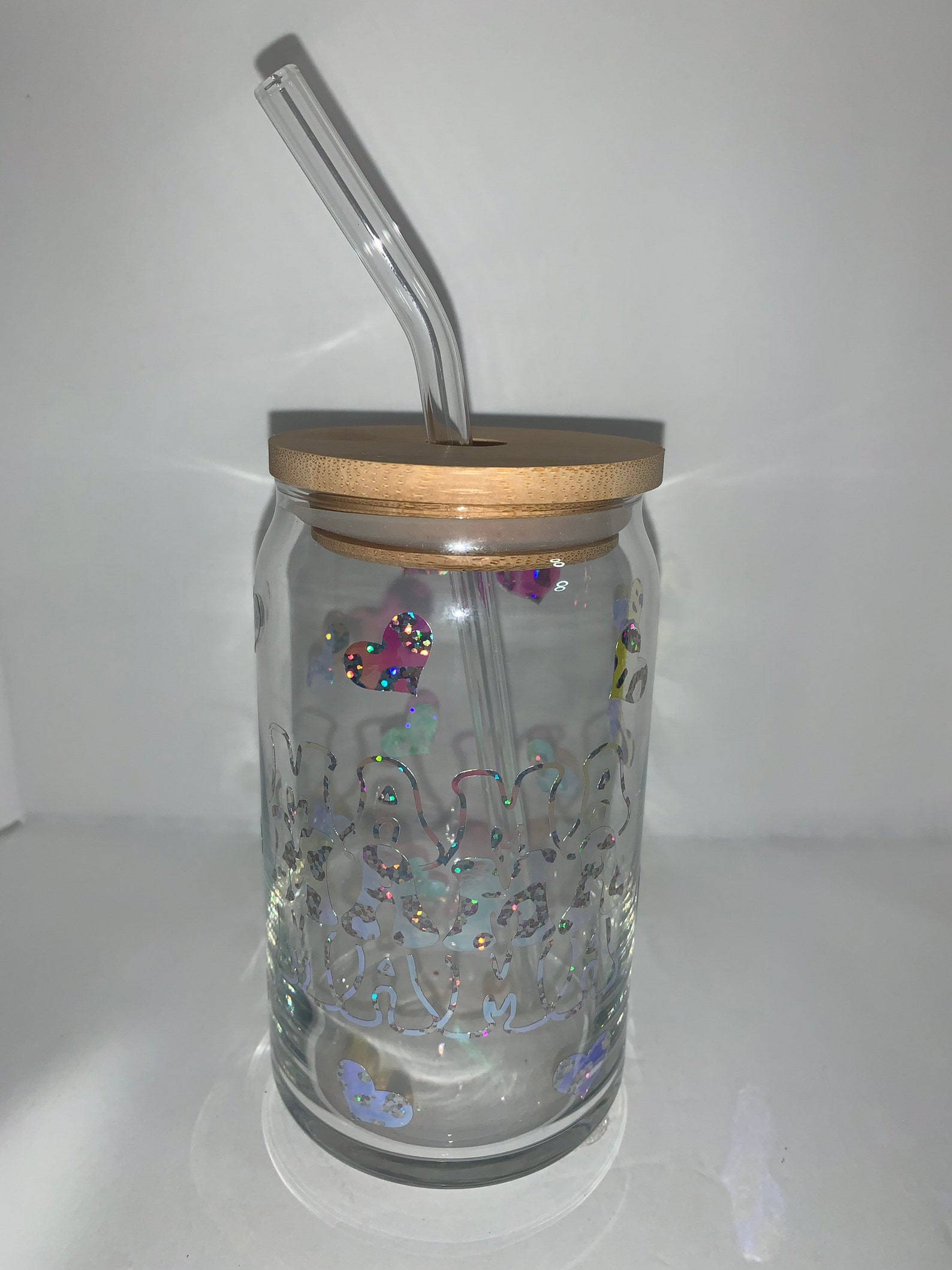 Mama Libby Glass Can / Libby Cold Glass Can / Mama Iced Coffee Glass ...