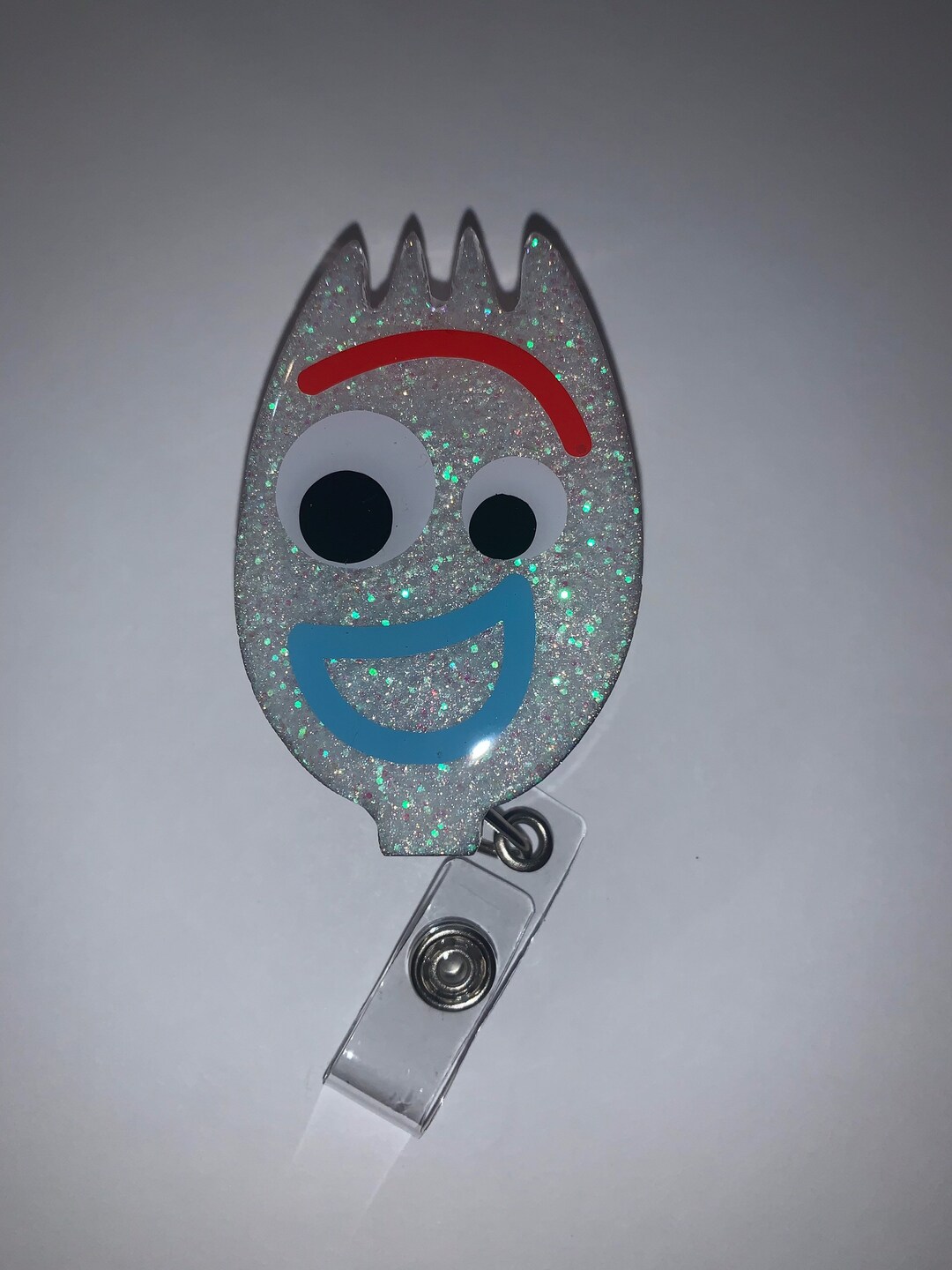 Sporky Face Badge Reel / Pediatrician Badge Reel / Cute Badge Reel / Nurse Badge Reel / Teacher ...