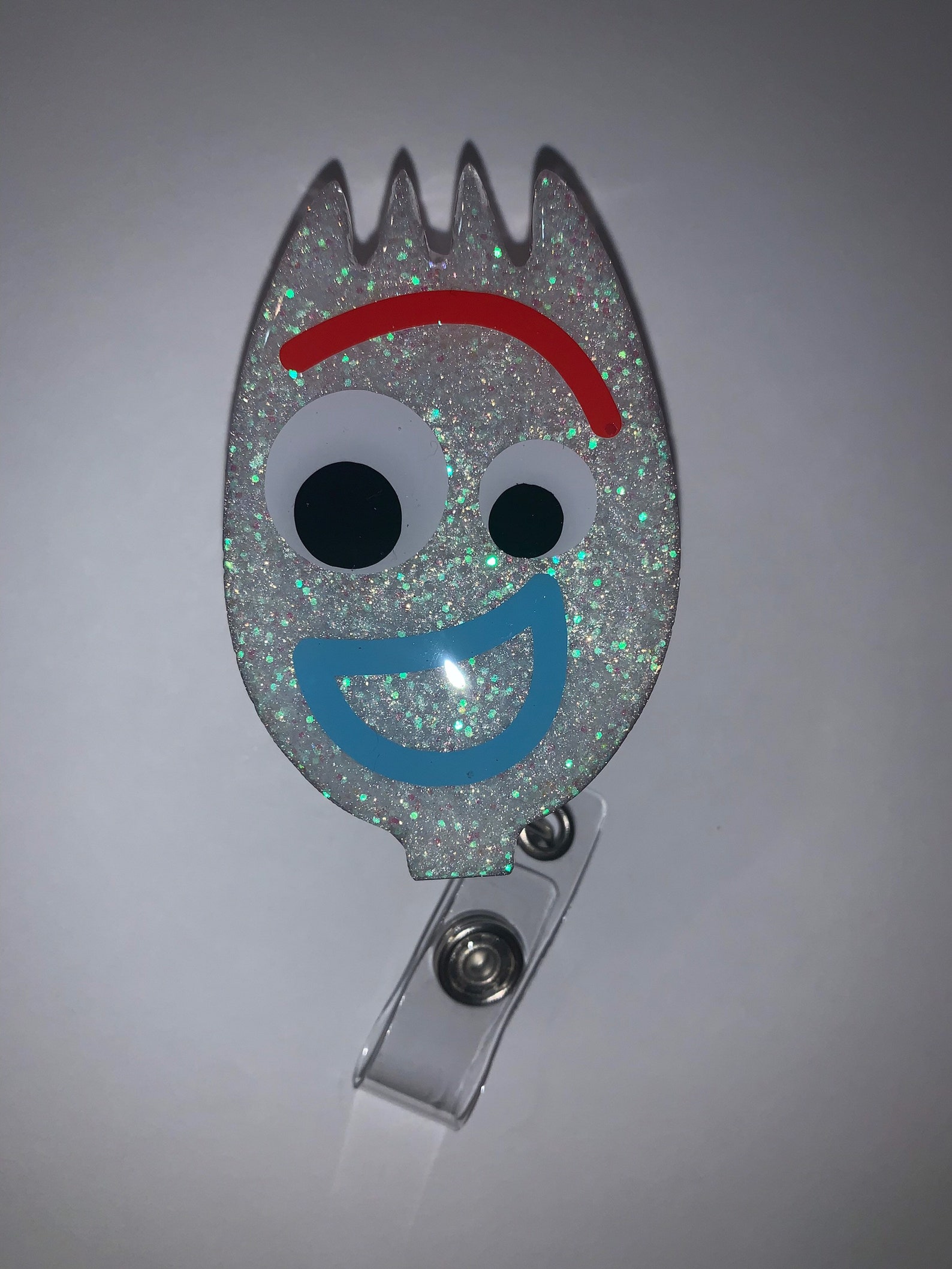 Sporky Face Badge Reel / Pediatrician Badge Reel / Cute Badge Reel ...
