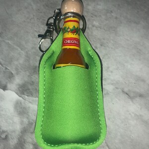 Mini Cholula Hot Sauce Keychain / Mini Cholula Hot Sauce / Hot Sauce ...
