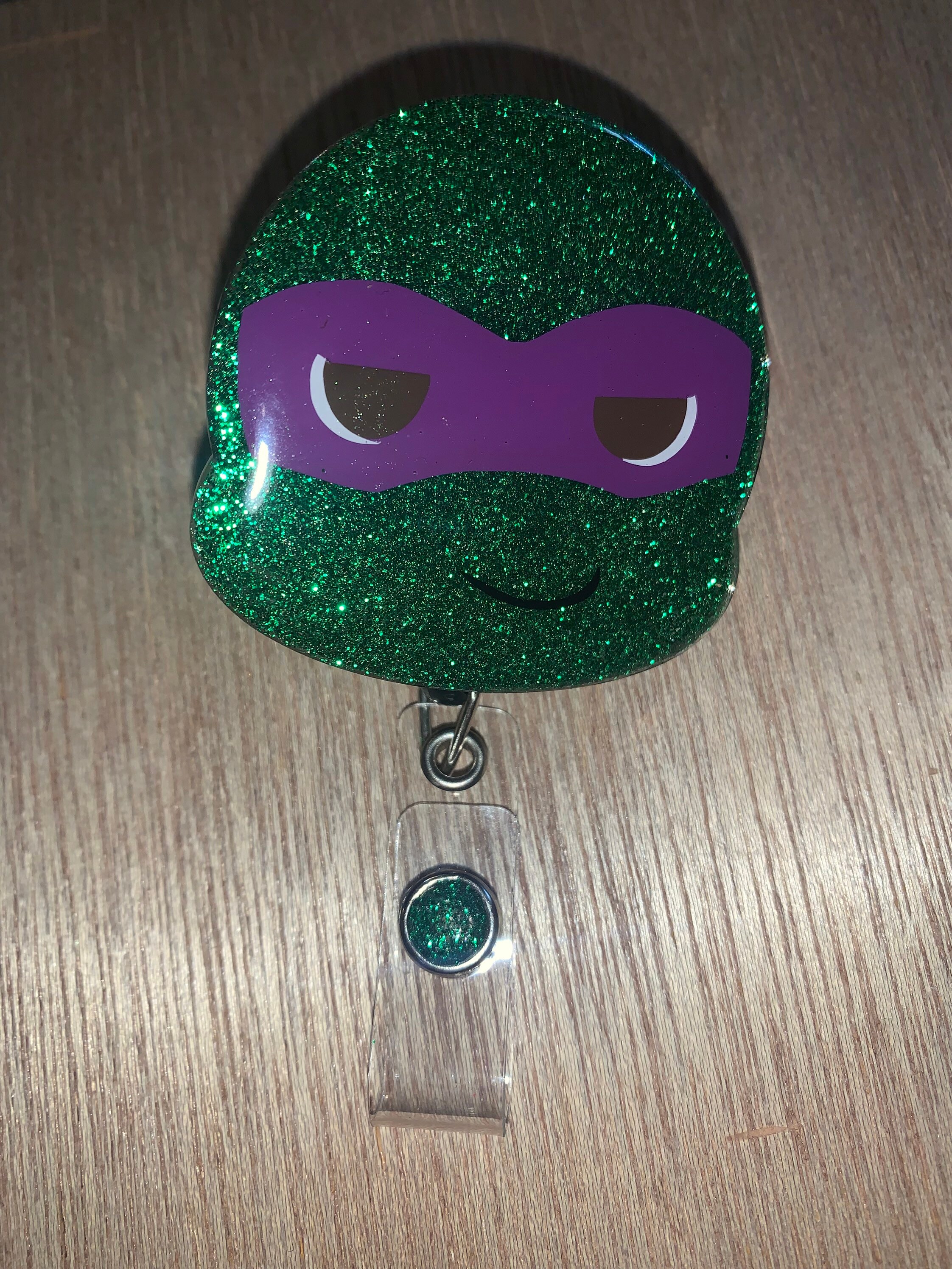 Ninja Turtles Badge Reels / Nurse Badge Reels / Turtle Face Badge Reel ...