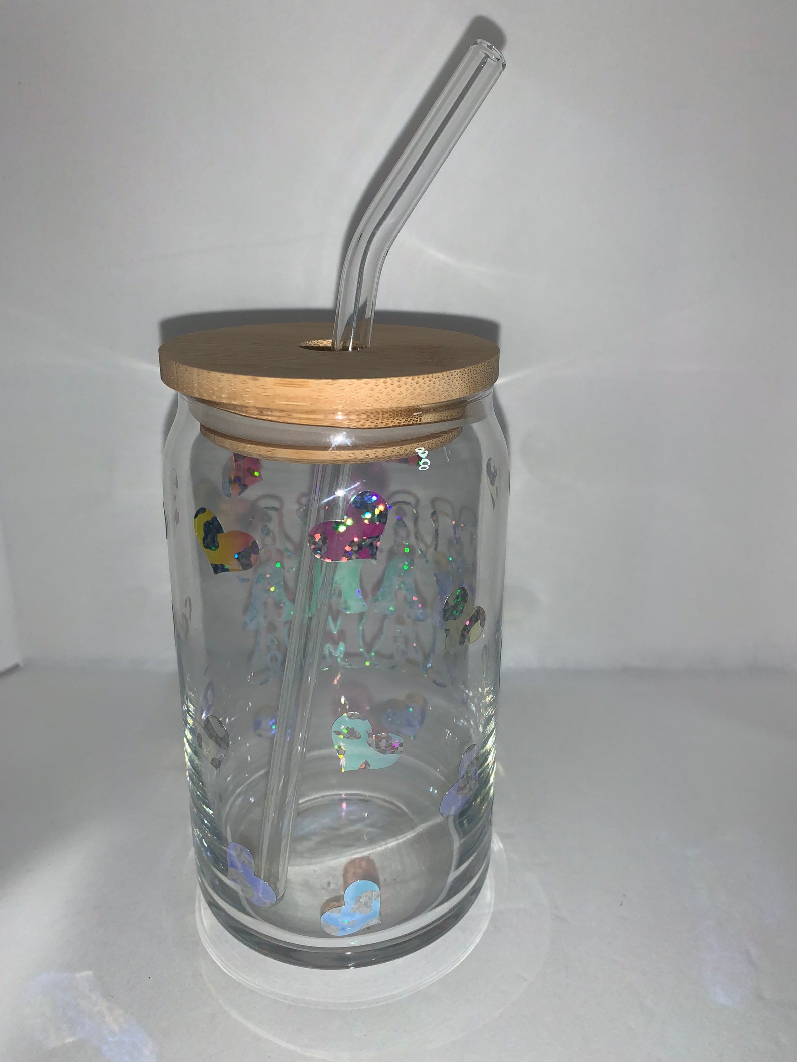 Mama Libby Glass Can / Libby Cold Glass Can / Mama Iced Coffee Glass ...