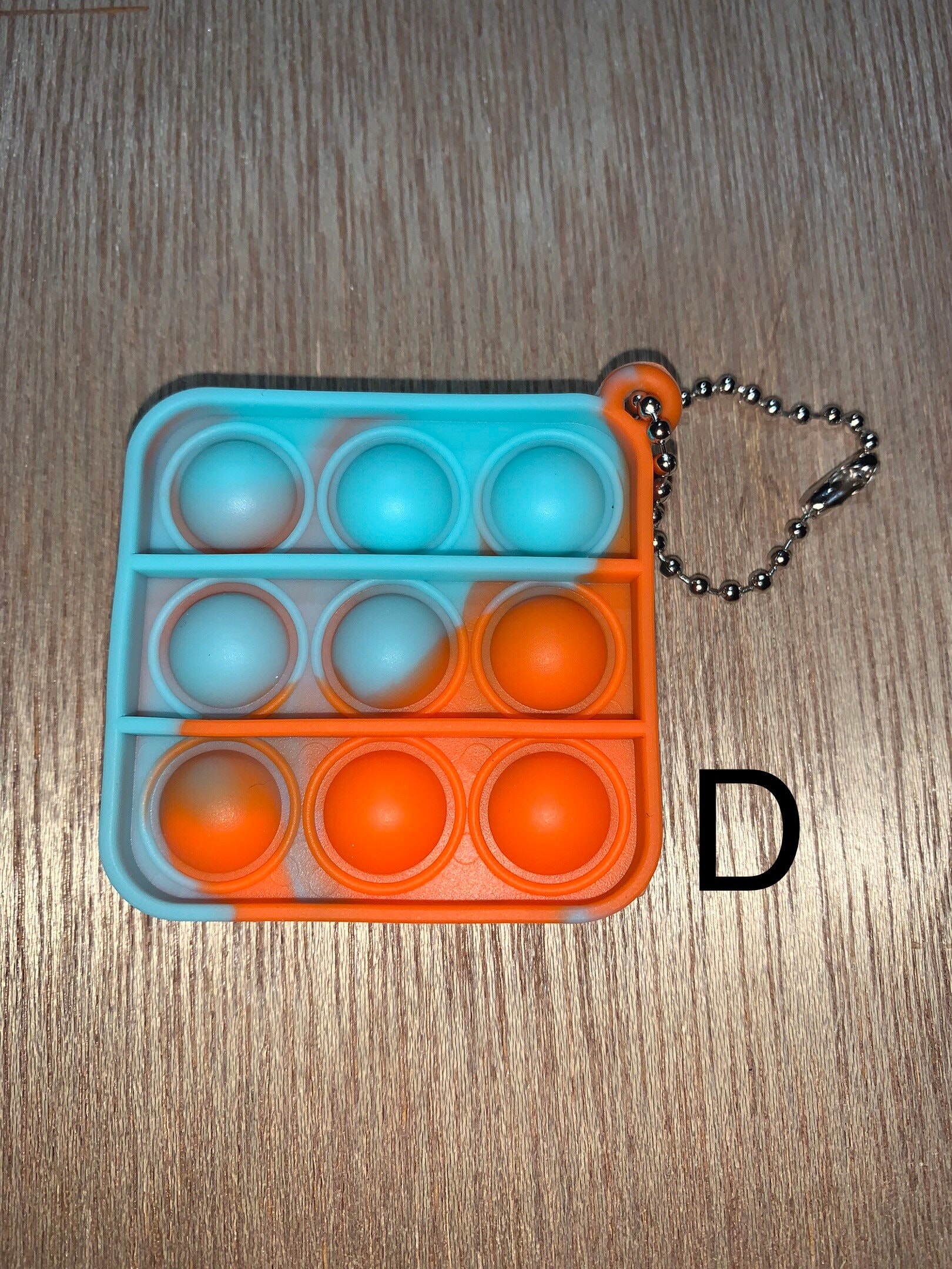 Stress Relief Keychain / Fidget Stress Relief Keychain - Etsy