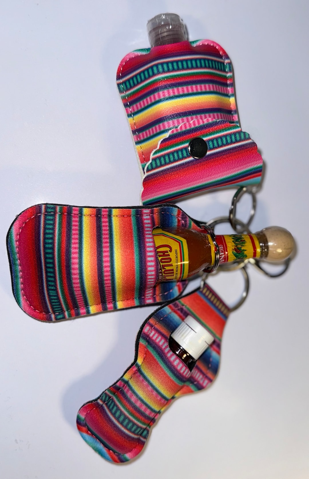 Mini Cholula Mini Chamoy and Mini Tajin Keychain / Mini Cholula ...