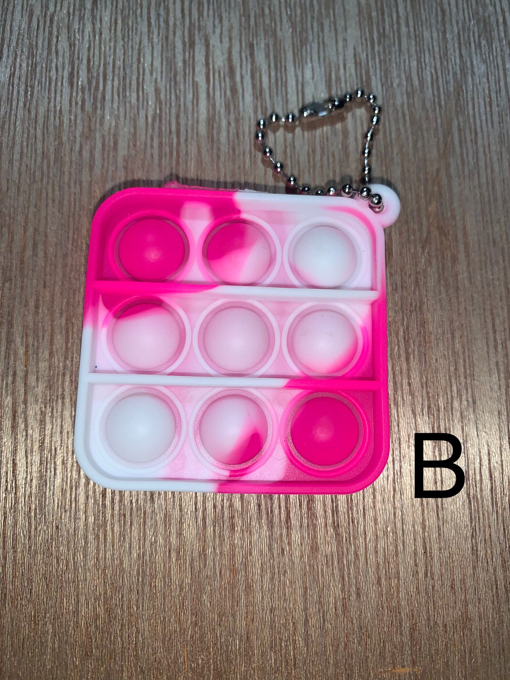 Stress Relief Keychain / Fidget Stress Relief Keychain - Etsy