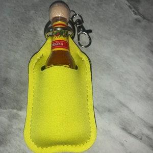 Mini Cholula Hot Sauce Keychain / Mini Cholula Hot Sauce / Hot Sauce ...