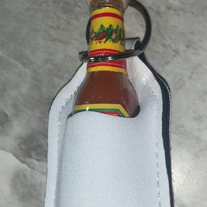 Mini Cholula Hot Sauce Keychain / Mini Cholula Hot Sauce / Hot Sauce ...