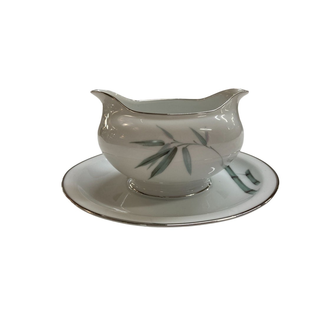 Mandarin Yamaka Japan Bamboo Gravy Boat With Attached - Etsy