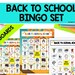 Back to School Bingo Game First Day of School Activity Icebreaker 25 ...
