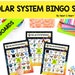 Solar System Printable Bingo Game for Kids 24 Cards Outer Space Bingo ...