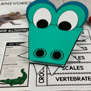 Alligator Printable Craft Crocodiles Printable Craft Alligator Unit ...