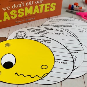 We Don't Eat Our Classmates Book Companion Easy Dinosaur Craft First ...