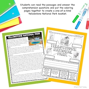 Yellowstone National Park Coloring Pages for Kids (digital Download) - Etsy