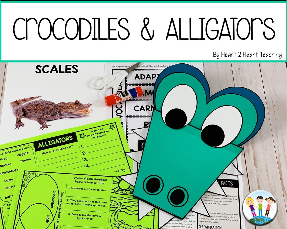 Alligator Printable Craft Crocodiles Printable Craft Alligator Unit ...
