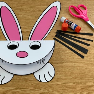 Rabbits Activity for Kids Make a Bunny Craft Project Rabbit Unit Study ...